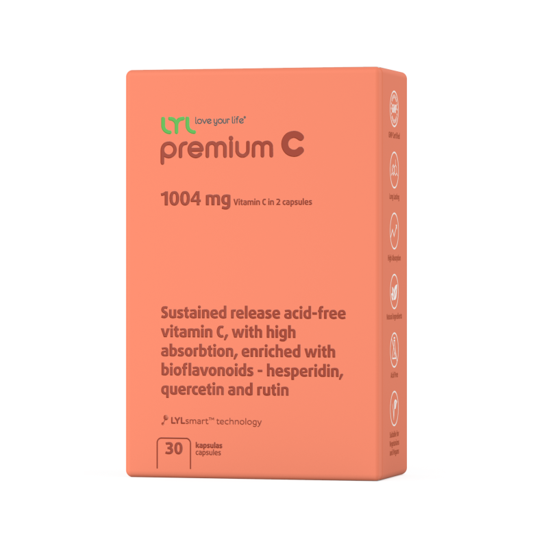 LYL premiumC Enhanced-Absorption Vitamin C with Bioflavonoids – LYL